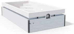 Přelivový bazén QBIG BENEFIT 3 x 5x 1,2 m - Bílý