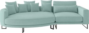 XXXLutz POHOVKA BIG SOFA, textil, tyrkysová Livetastic - Pohovky - 001968009108