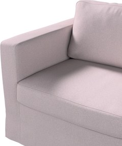 Potah na pohovku IKEA  Karlstad 2-místná , nerozkládací, dlouhý barva růžová látka pletený vzor