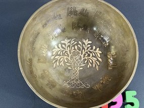 Ornamentální Tibetská zpívající mísa 19,5 cm