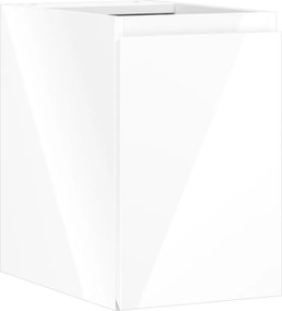 Mexen Orio, koupelnová skříňka 30 cm, 1 dvířka, bílá lesklá, 91A11-03047-1-BF00