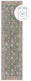 Zelený pratelný běhoun 60x230 cm Beau Floral – Flair Rugs