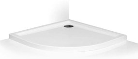 Roth Čtvrtkruhová akrylátová sprchová vanička FLAT ROUND Varianta: rozměry: 100x100 cm - (FLAT ROUND 1000 - 8000117)