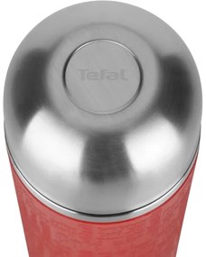 Tefal - Termoska s hrníčkem 1 l SENATOR nerez/červená