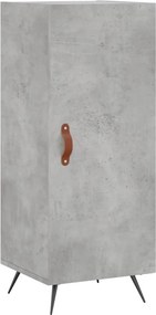 Skříň highboard betonově šedá 34,5x34x180 cm kompozitní dřevo 3200109