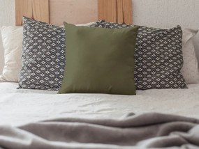 Ervi povlak na polštář Bavlněný - olivový