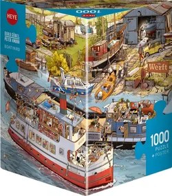 HEYE Puzzle Loděnice / 1000 dílků / 50 x 70 cm