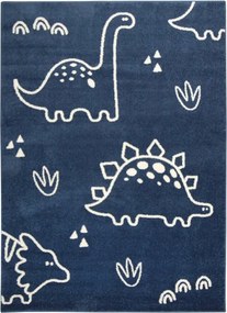Dětský koberec Emily Kids 5859A Dinosauři modrý