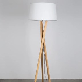 Bílá stojací lampa Nova Luce Salino 160 cm