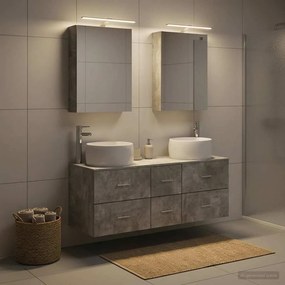 Sada koupelnového nábytku 5 ks Betonově šedá 3407034
