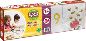 JIRI MODELS Puzzle naučné Barvy a tvary pro předškoláky 26 dílků 2
