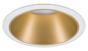 Paulmann 93406 LED Cole, set bodovek v bílo-zlaté úpravě, 3x6,5W LED 2700K tříkrokové stmívání, prům. 8,8cm, IP44