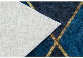 Dywany Luszczow Dětský kusový koberec MIRO 52097.801 pratelný  Geometrická protiskluz, modrý Rozměr koberce: 120 x 170 cm
