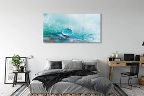 akrylový obraz Kapky makro abstrakci 140x70 cm