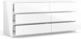 FALCO Komoda Naia 76232 bílý lesk