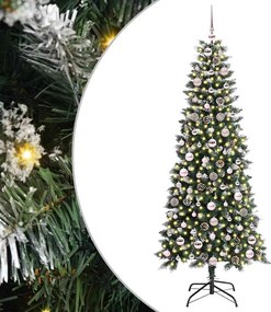 Umělý vánoční stromeček Zelená 180 cm PVC, plast a ocel 3395822