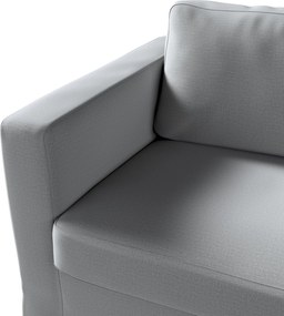 Potah na pohovku IKEA  Karlstad 3-místná, nerozkládací, dlouhý barva šedá látka sametová