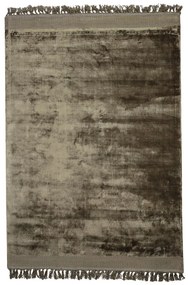 Kávově hnědý koberec s třásněmi Sital - 230*160 cm