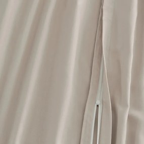 Florella Saténové povlečení Edel Satin Uni Beige Rozměr: 70x90 + 140x200 cm