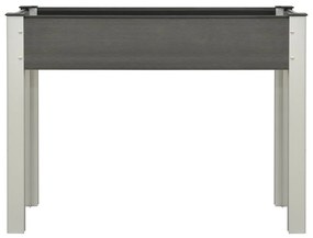 149011 vidaXL Zahradní vyvýšený záhon 100 x 40 x 75 cm dřevoplast šedý