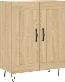 Skříň highboard dub sonoma 69,5 x 34 x 180 cm kompozitní dřevo 3199716