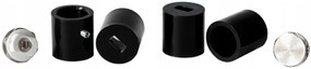Regnis Retro, topné těleso 300x1100mm, 444W, černá matná, RETRO110/30/D260/BLACK