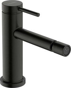 Hansgrohe Tecturis S - Bidetová baterie s výpustí, EcoSmart, kartáčovaný černý chrom 73201340