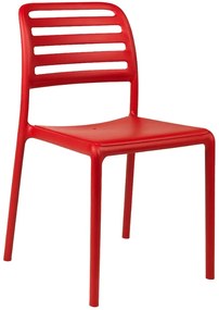 Nardi Červená plastová zahradní židle Costa