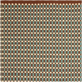 Zelenomodrý ručně tkaný koberec s příměsí vlny 120x170 cm Ember – MADE