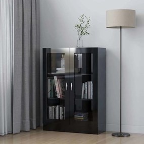 vidaXL Vitrína 82,5 x 30,5 x 115 cm kompozitní dřevo [802755] Barva: Bílá