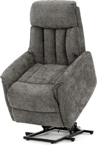 Polohovací křeslo šedé, elektrické TV-H9727 GREY2