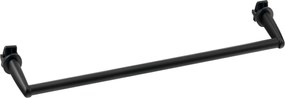 Aqualine - Držák ručníků na topná tělesa, délka 46 cm, matná černá IDR-50B