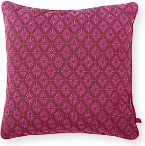 Pip Studio dekorační polštář Giyani Embroidery 50 x 50 cm - růžový  (Luxusní dekorační polštář s výšivkou)