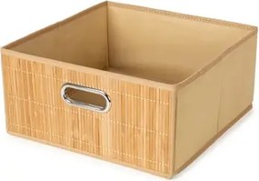 Compactor Anji M přírodní / Úložný košík / bambus / 31 x 31 x 15 cm