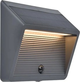 Lutec Solární venkovní lampa LINKO LED 11,5 W, 900 lm, 5000 K, 62 x 185 x 161 mm