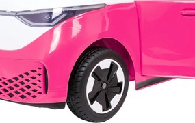 Elektrické autíčko Volkswagen ID BUZZ růžové