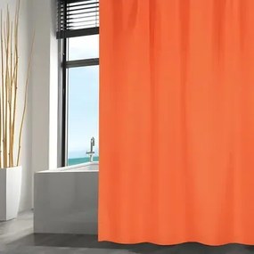 MSV sprchový závěs oranžový / 180 x 200 cm / polyester