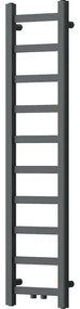 Mexen Bolt koupelnový radiátor 1200 x 300 mm, 240 W, antracit - W126-1200-300-00-66