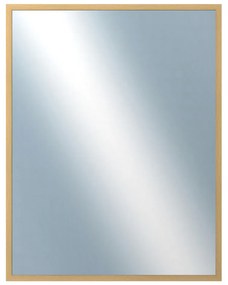 DANTIK - Zarámované zrcadlo - rozměr s rámem cca 70x90 cm z lišty KASSETTE přírodní lakovaná (2879)