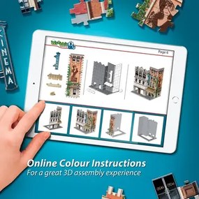 WREBBIT 3D puzzle Urbania: Kino / 300 dílků / od 12 let