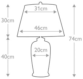Elstead BLACKBIRDS-TL - Stolní lampa BLACK BIRDS 1xE27/60W/230V