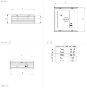 Eglo 390163 - Stropní svítidlo CIDRAZ 2xE27/40W/230V černá/hnědá