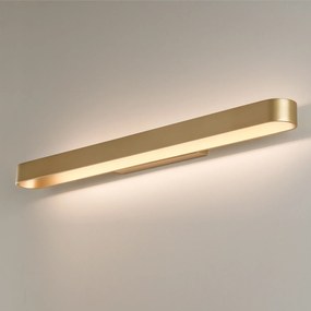ACB Iluminacion Nástěnné LED svítidlo GALA, š. 90 cm, 43W, CRI90, CCT switch 2700-3000K Barva: Zlatá, Stmívání: DALI/PUSH