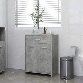 vidaXL Koupelnová skříňka 60 x 33 x 80 cm kompozitní dřevo [805029] Barva: Betonová šedá