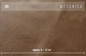 Vintage hnědé kožené křeslo MESONICA Musso Tufted
