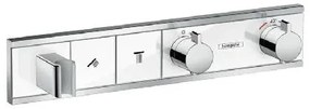 Hansgrohe RainSelect - Termostatická sprchová baterie pod omítku, pro 2 výstupy, bílá/chrom 15355400