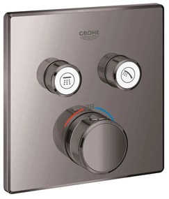 Grohe Grohtherm SmartControl - Termostatická baterie pod omítku se 2 ventily, Hard Graphite 29124A00