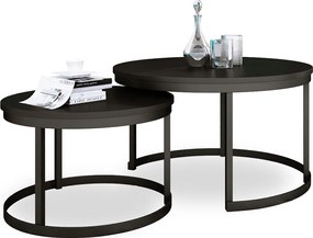 ADRK Furniture Konferenční stolek 2v1 OKIN CT-OKI-B-B