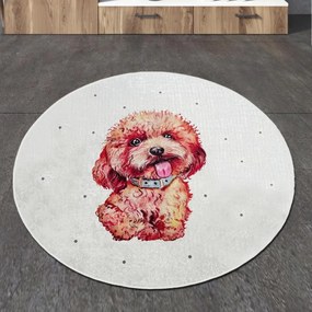 Asir Koupelnová předložka Terrier, Ø 120 cm
