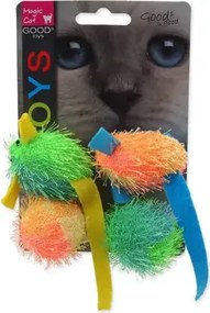 Magic Cat Hračka - myš a koule s catnip 5cm 4ks